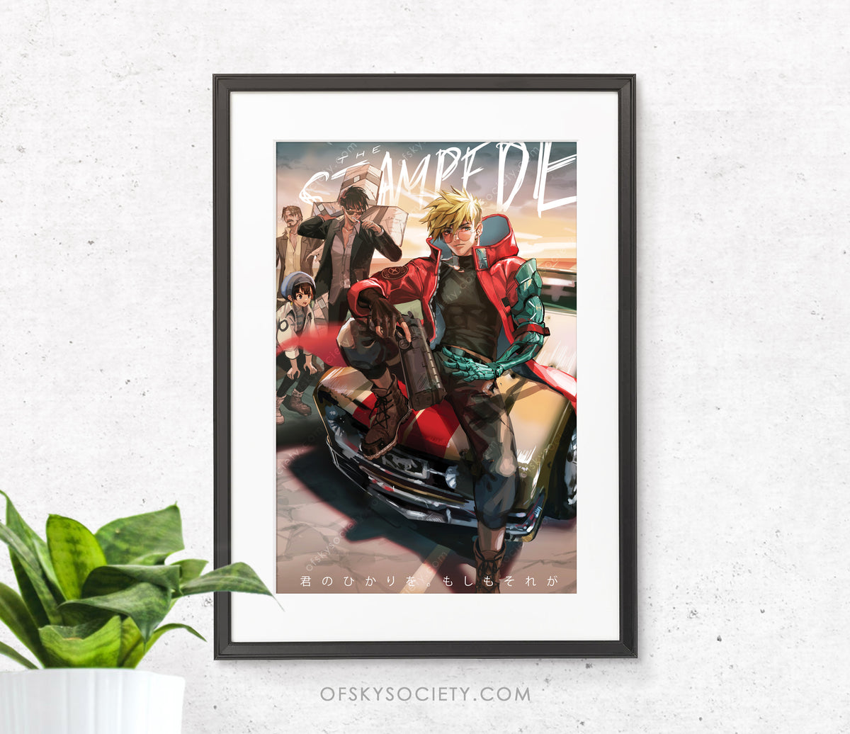 Trigun, Vash the Stampede Fanart Print – ofSkySociety