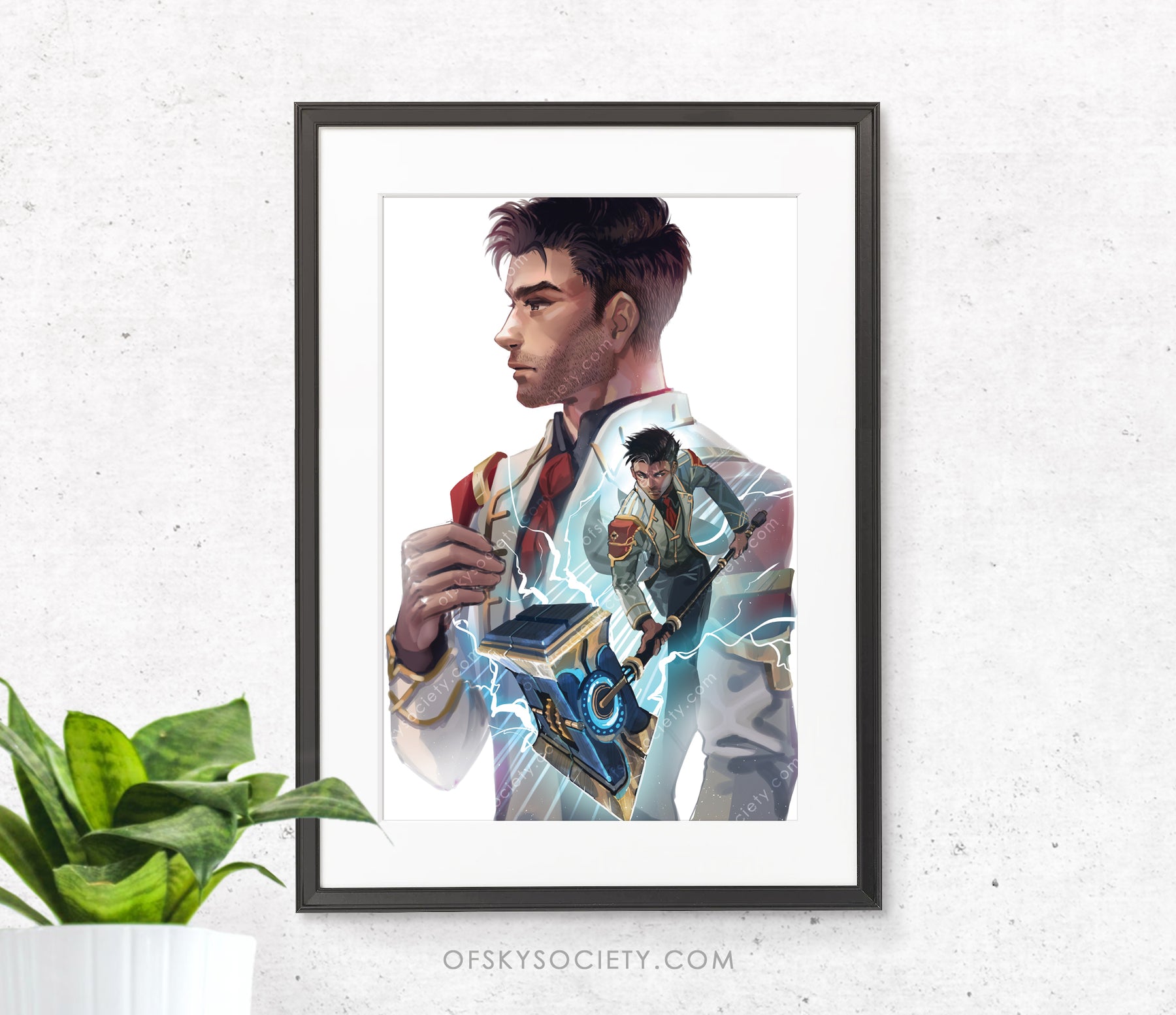 Jayce Arcane Fanart Print – ofSkySociety