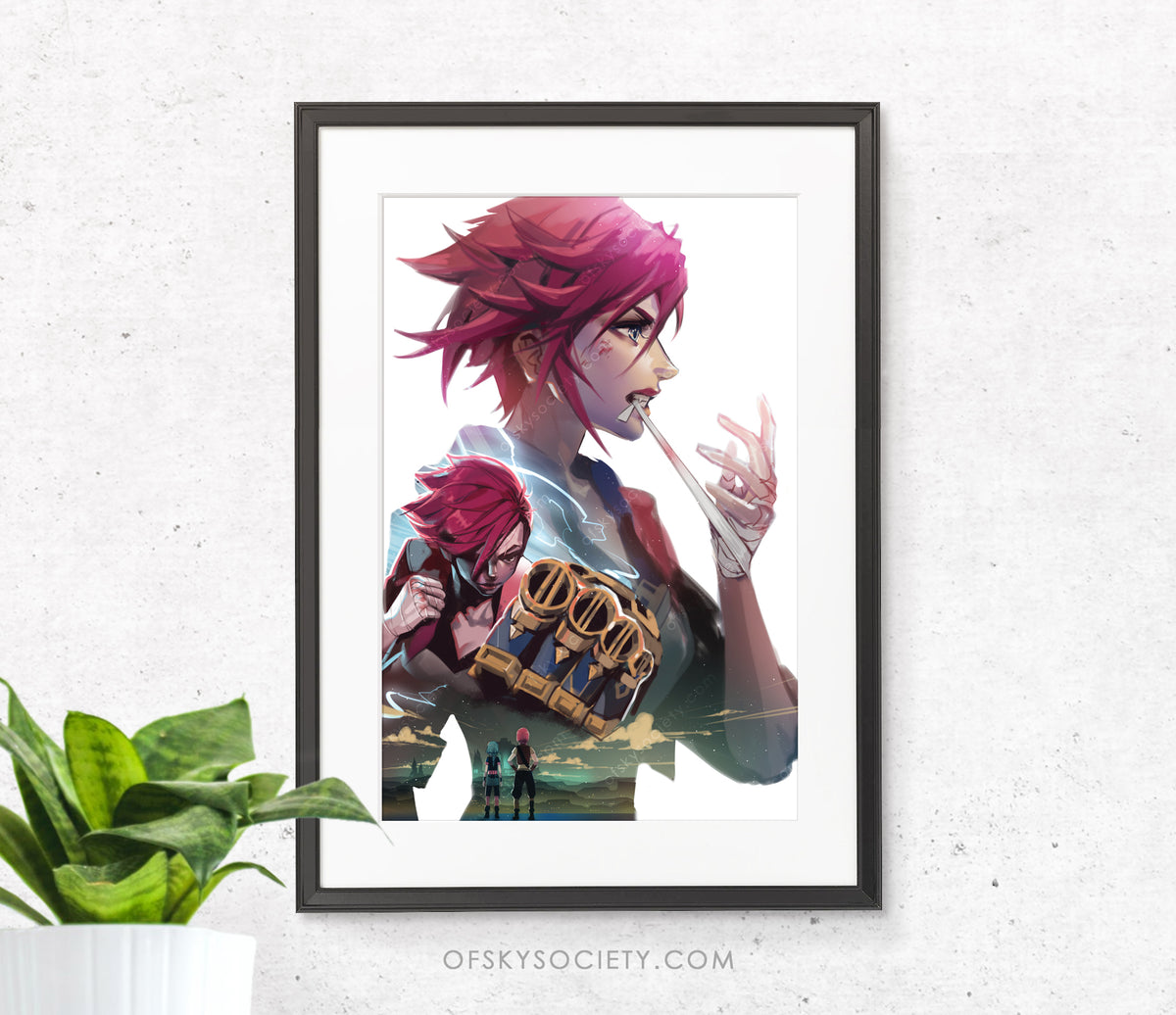 Vi Arcane Fanart Print – ofSkySociety