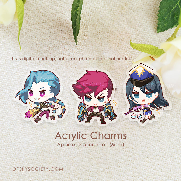 Arcane - Acrylic Keychain Charm – ofSkySociety